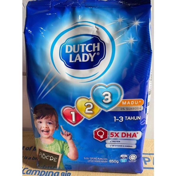 Jual Dutch Lady 123 Madu 850gr | Shopee Indonesia