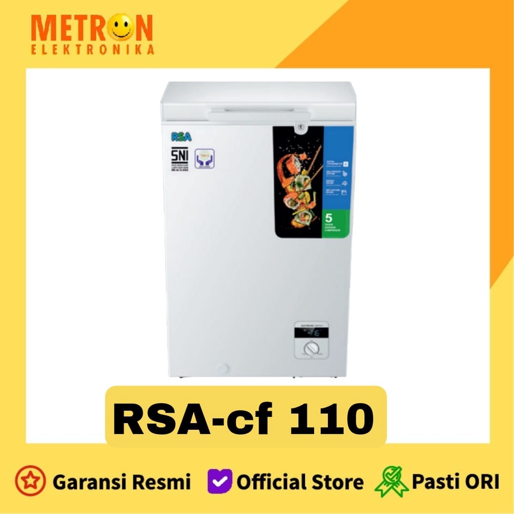 Jual RSA CF-100 CHEST FREEZER 100 LT LITER / FREEZER BOX RSA CF100 ...
