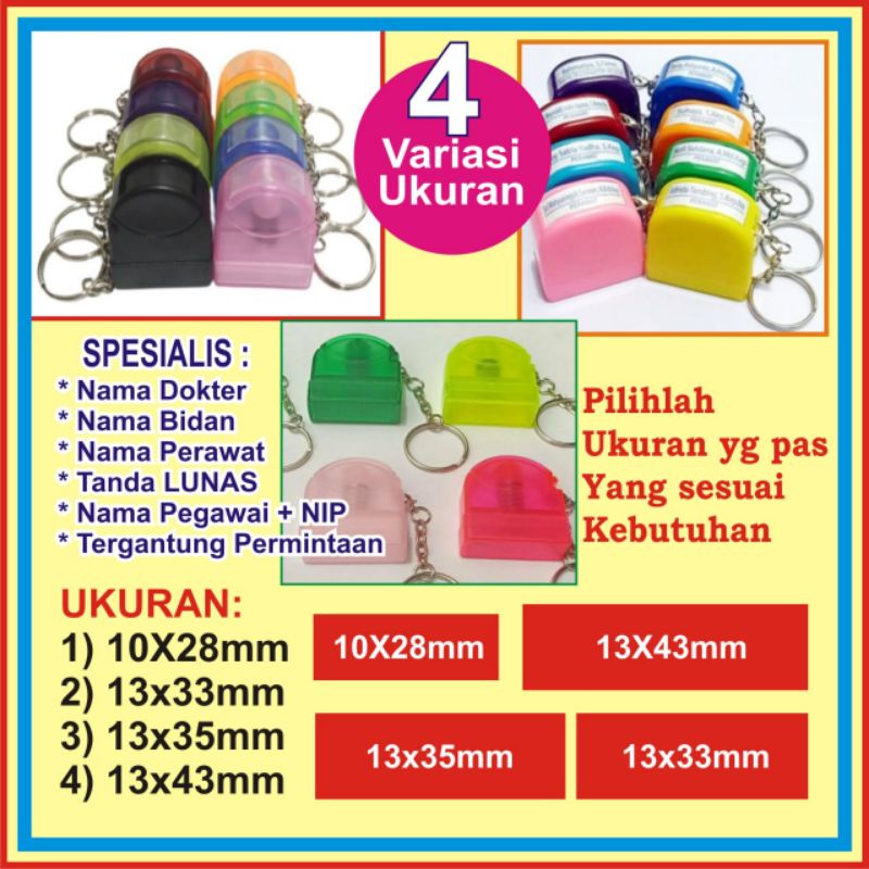 Jual STEMPEL NAMA // PERAWAT // DOKTER // PARAP // BIDAN // TELLER | Shopee Indonesia