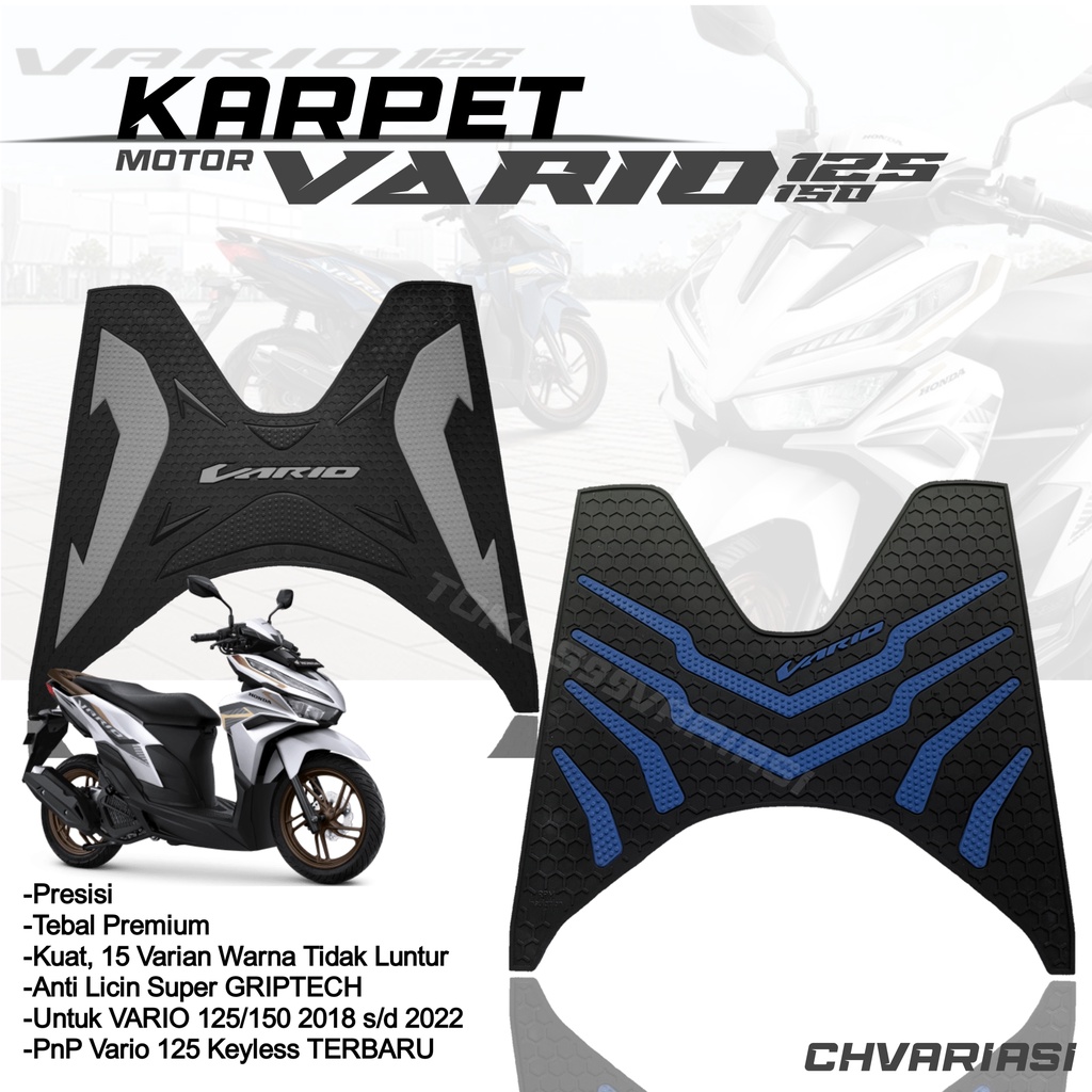 Jual Karpet Motor Vario 125 Keyless Terbaru panel Step Floor Vario 125 ...