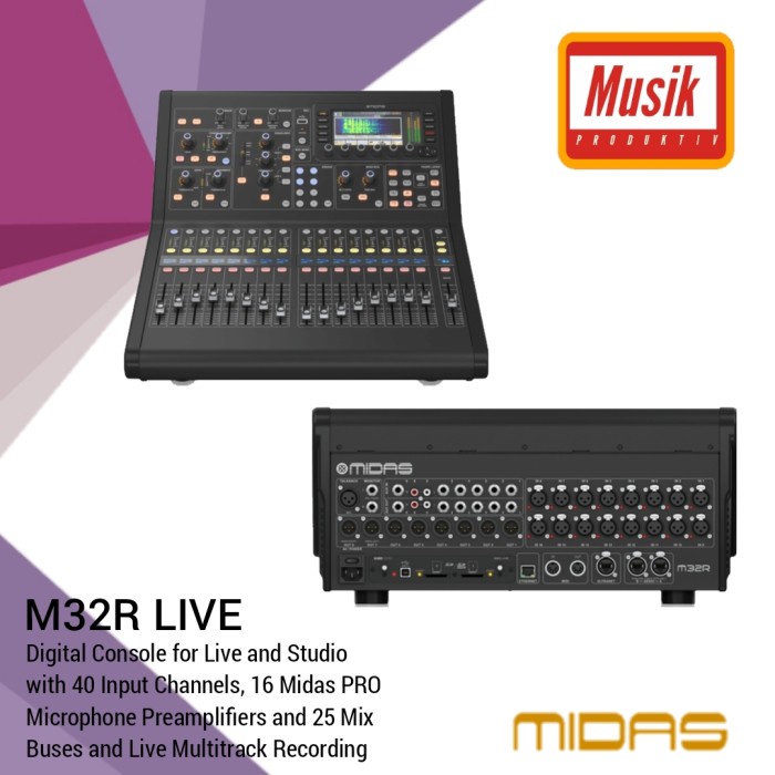 Jual Mixer Digital Midas M32R Live Original #Original | Shopee Indonesia