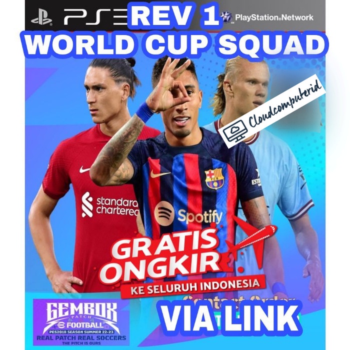 Jual PES Gembox 2023 REV 1 WORLD CUP SQUAD QATAR PS3 Final Transfer ...