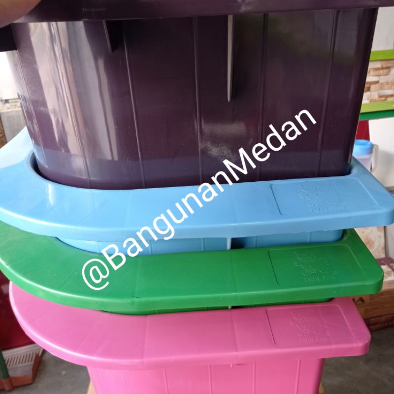 Jual BAK AIR MANDI TEBAL SUDUT KECIL 80 MEREK TWINPAN MAROON BIRU PINK ...