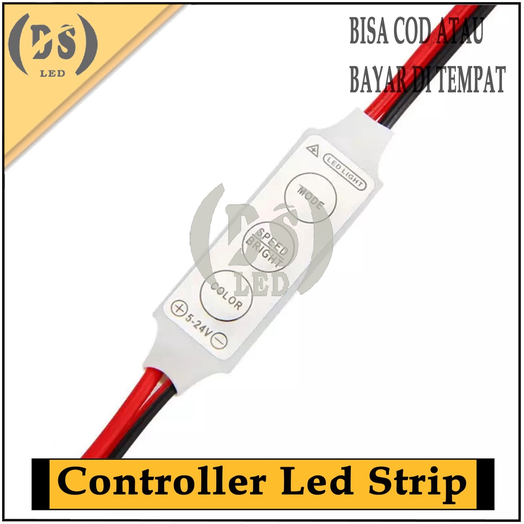 Jual Modul Controller LED strip / LED Dimmer Controler mini / Pengedip ...