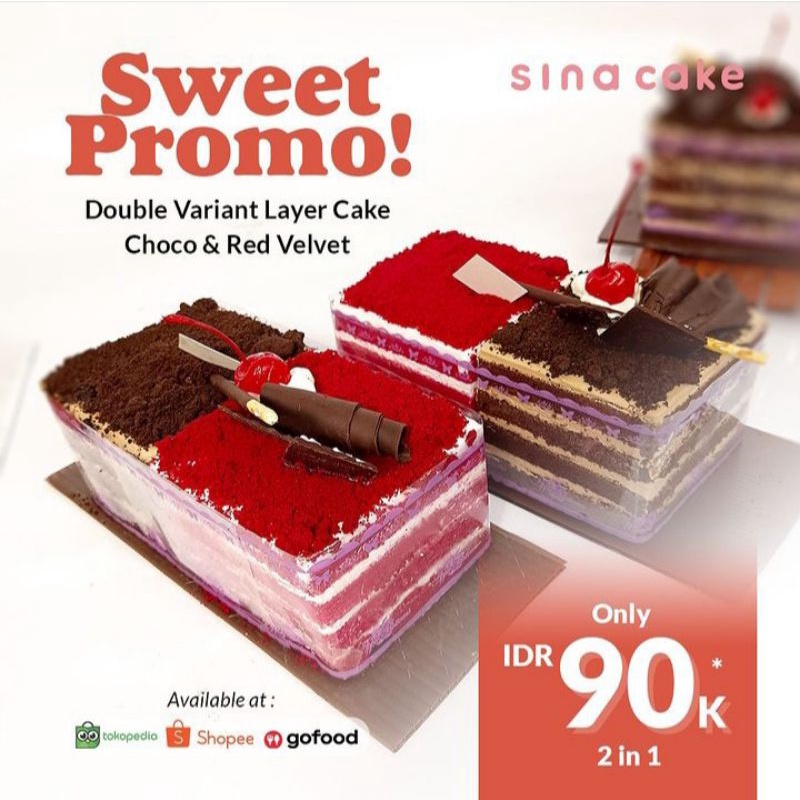 Jual LAYER CAKE 2 RASA | Shopee Indonesia