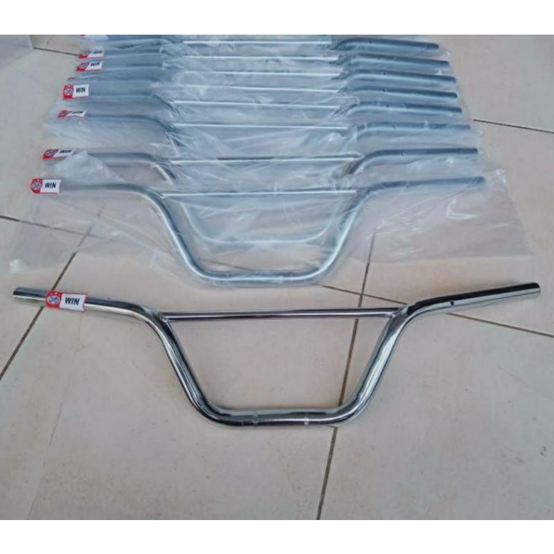 Jual Stang stir Honda Win 100 trail tinggi besi krom model original ...