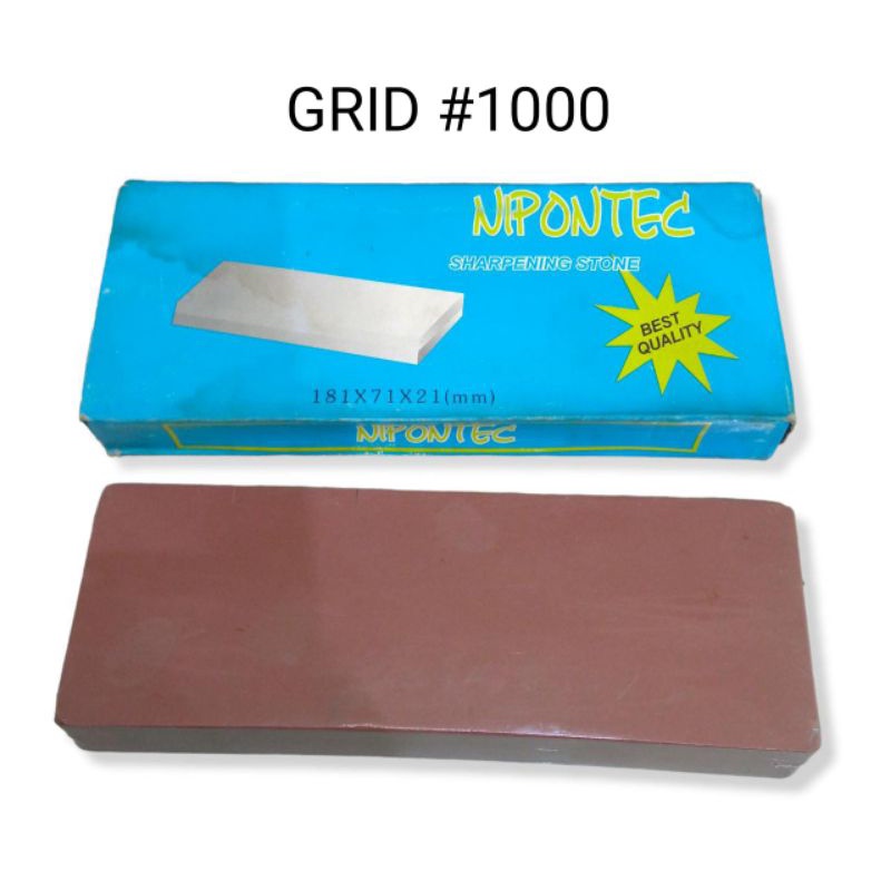 Jual Batu Asah Alam Nipontec Grid 1000 Batu Asahan Pisau Golok