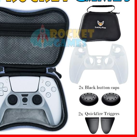 Jual Lucky Fox 6in1 PS5 Controller Bag Dualsense / Carrying Case Dual ...