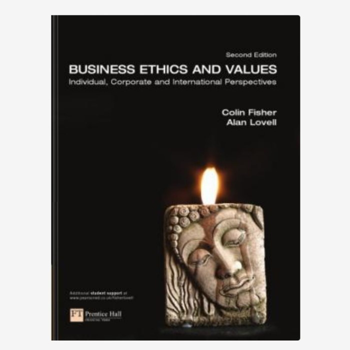 Jual BUKU BUSINESS ETHICS AND VALUES INDIVIDUAL, CORPORATE FISHER ...