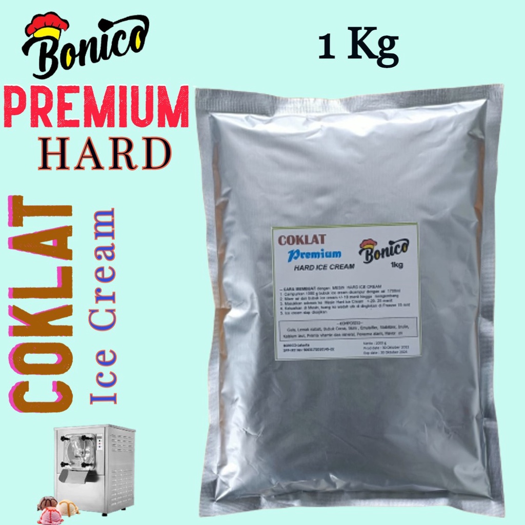 Jual COKLAT Hard Premium 1kg Bonico Ice cream powder premix tepung ...
