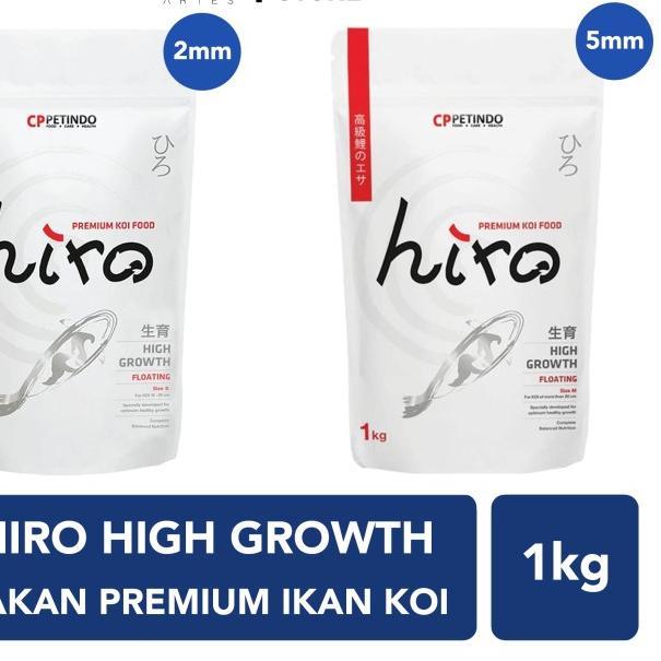 Jual HIRO PREMIUM KOI FOOD HIGH GROWTH Pelet-Pakan S-M 2-5 mm Floating 1 kg - S (2 mm) | Shopee ...