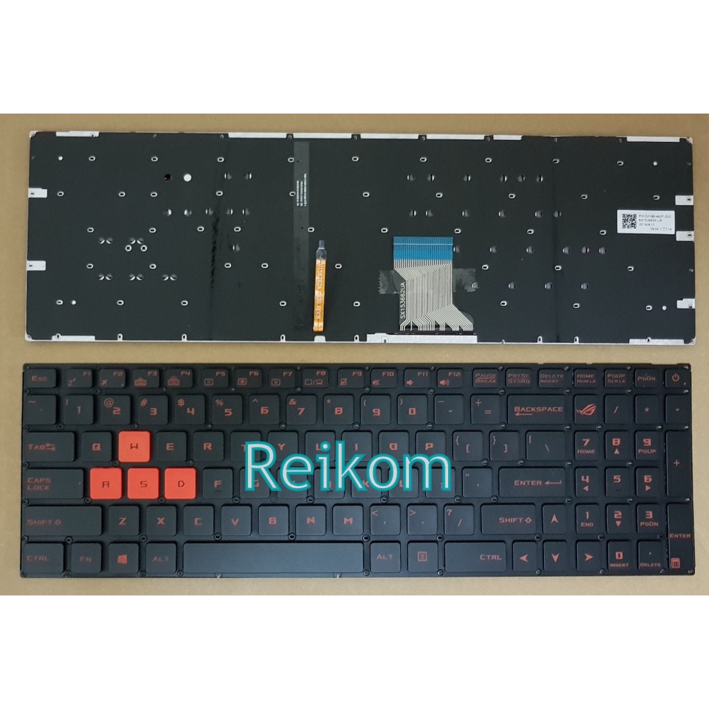 Jual Keyboard Asus Gaming FX502 FX502v FX502ve FX502vm ROG Strix G501 ...