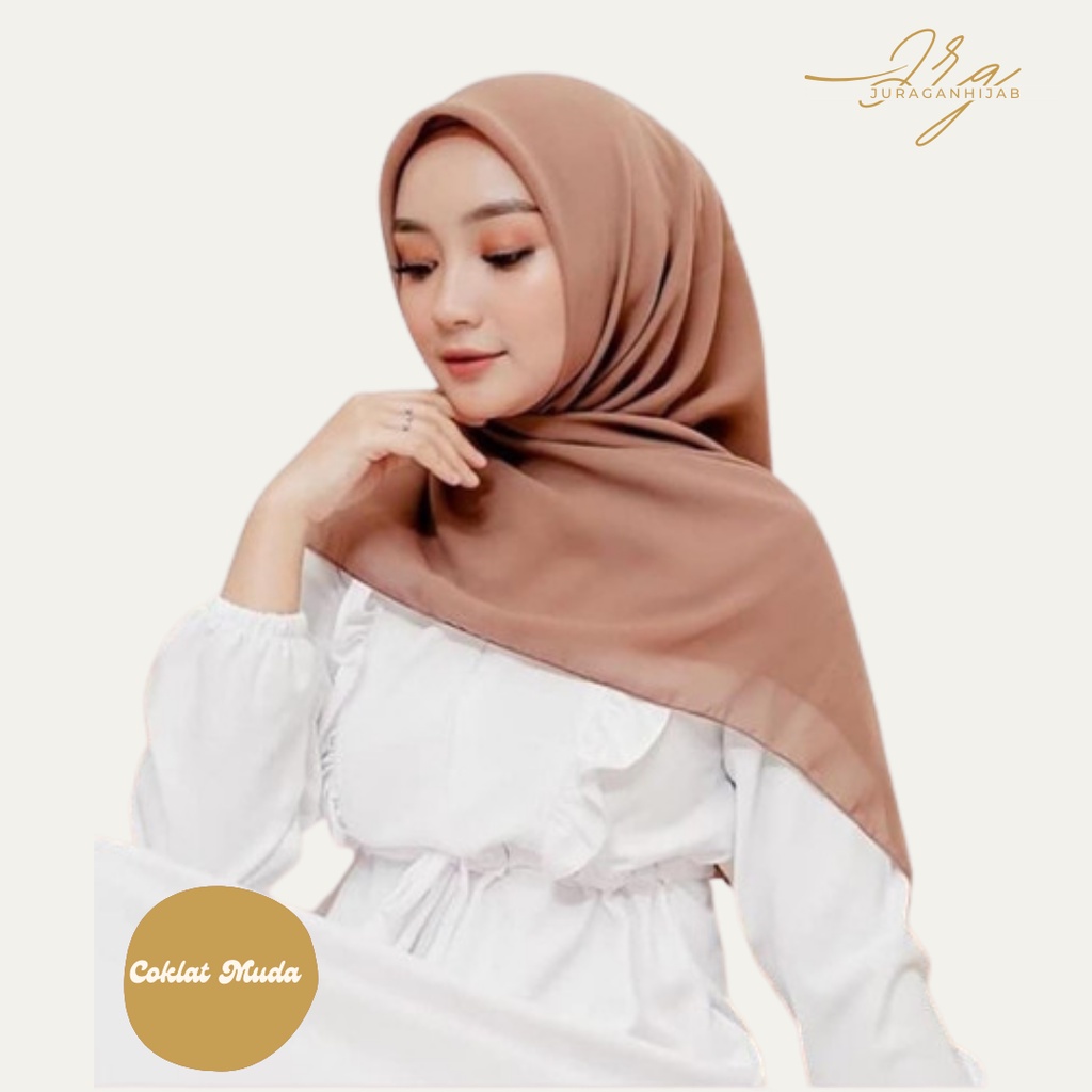 Jual [ COD ] Bella Square 50 Warna Hijab Segiempat | Shopee Indonesia