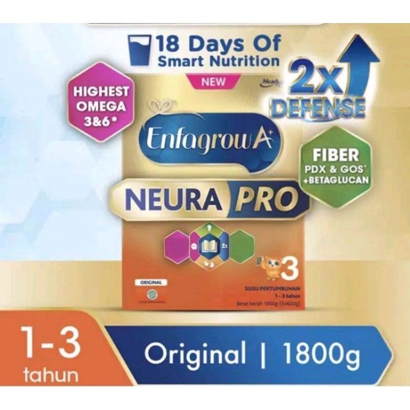 Jual Enfagrow A+ 3 Original 1800gram 1800gr 1800 | Shopee Indonesia