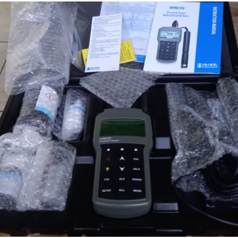 Jual Hanna Hi98193 Professional Waterproof DO and BOD Meter | Shopee ...