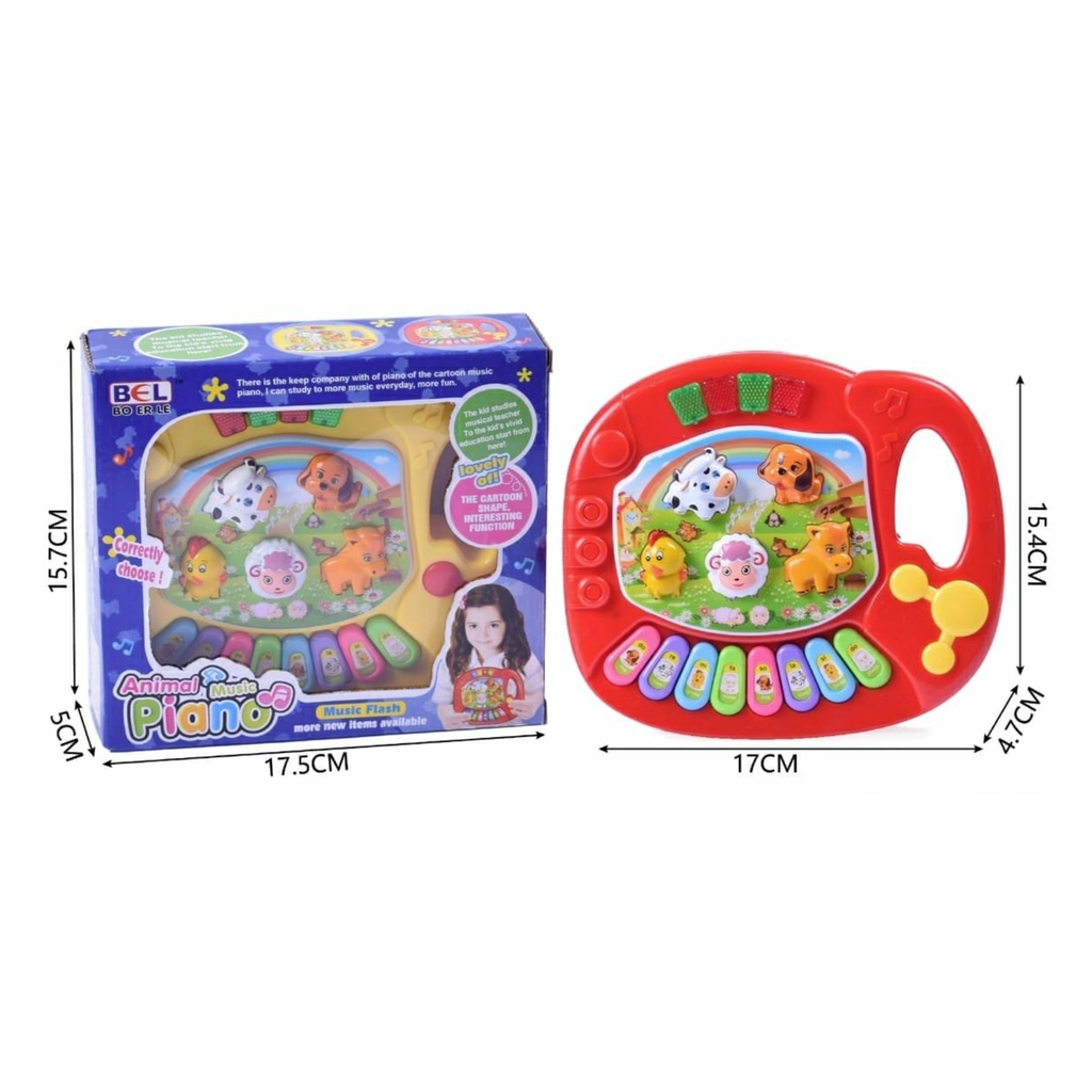 Jual Mainan Piano untuk Anak: Animal Music Piano | Shopee Indonesia