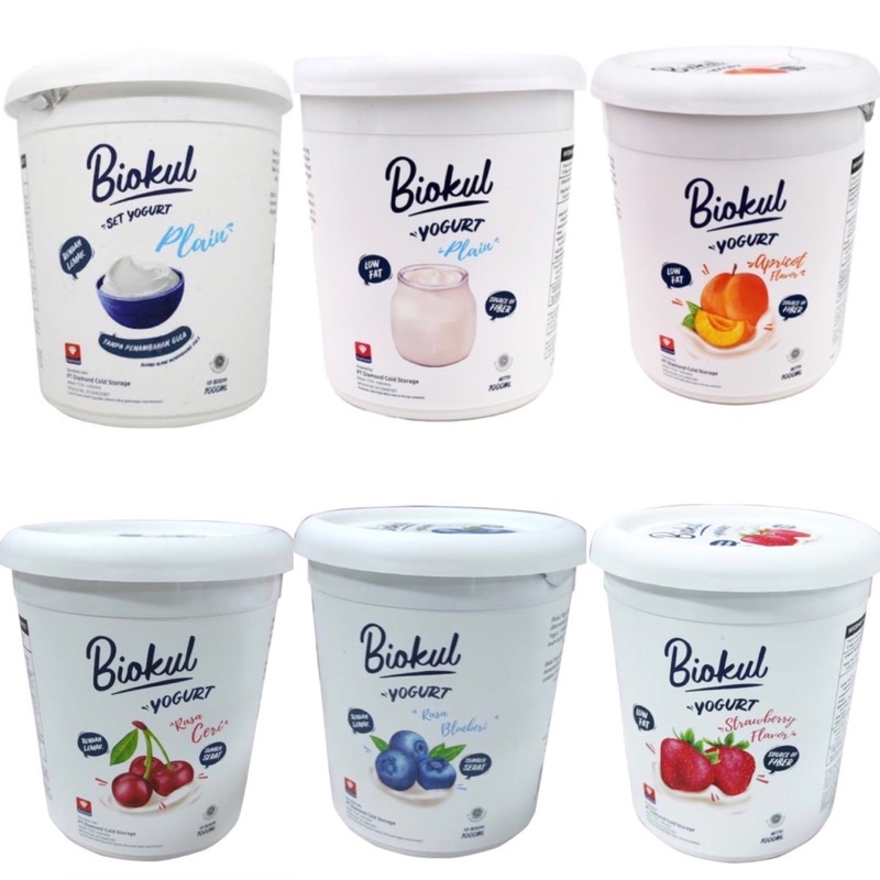 Jual BIOKUL YOGURT 1000 ML / BIOKUL / YOGURT / 1000 ML / Plain / No ...