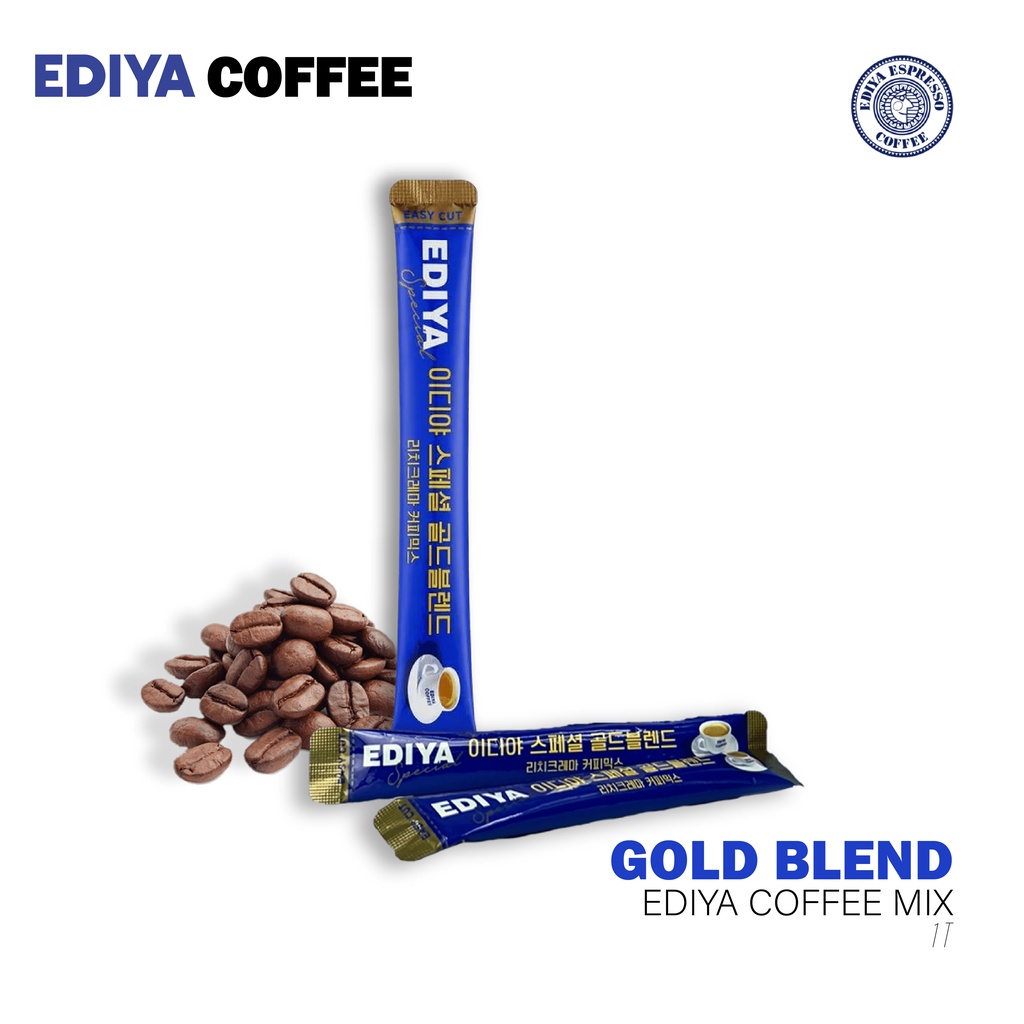Jual EDIYA Special Gold Blend Coffee Mix 1pcs - Kopi Kemasan Korea ...