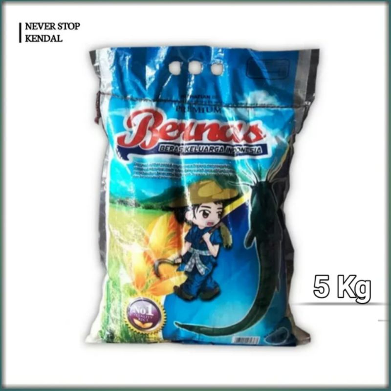 Jual Beras 5 kg Bernas | Shopee Indonesia