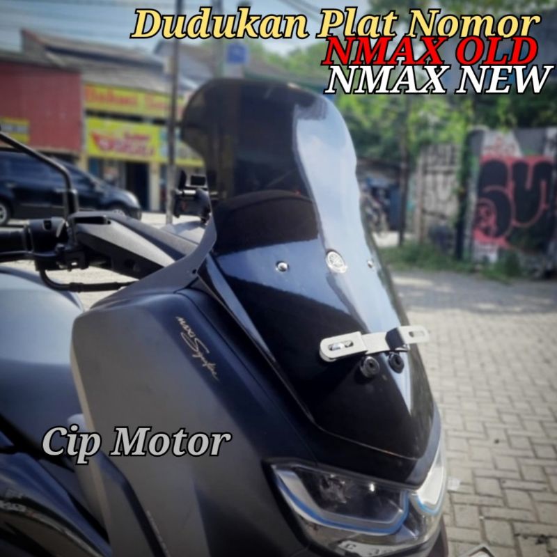 Jual Breket dudukan plat no Nomor Nmax Old Nmax Lama model kumis Dan ...