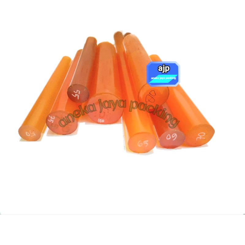 Jual polyurethane rod dia 65mm x 1meter as karet pu batangan | Shopee Indonesia