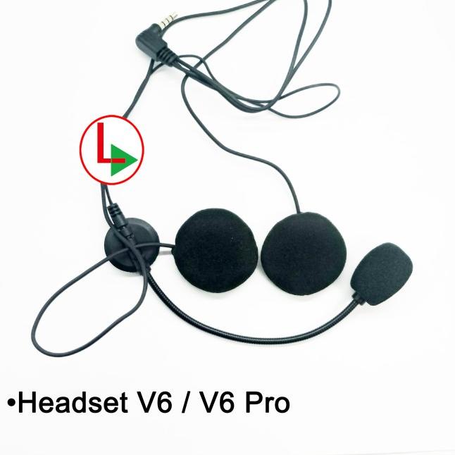 Jual Headset Helm Kabel for Intercom V4 V6 pro jack 3.5mm | Shopee ...