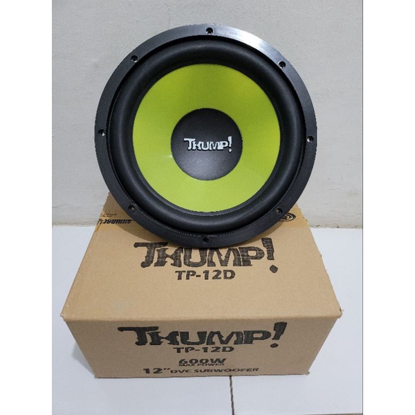 Jual Subwoofer THUMP TP-12D 12inch Double Coil 600w | Shopee Indonesia
