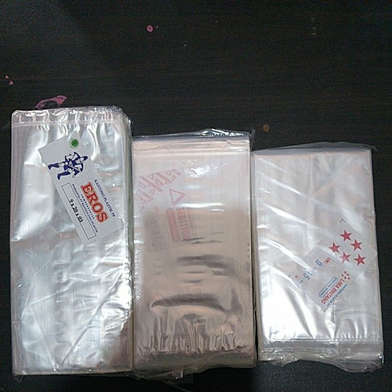 Jual Plastik bening PP ukuran 9x12, 9x14, 9x15, 9x17, 9x20 | Shopee ...