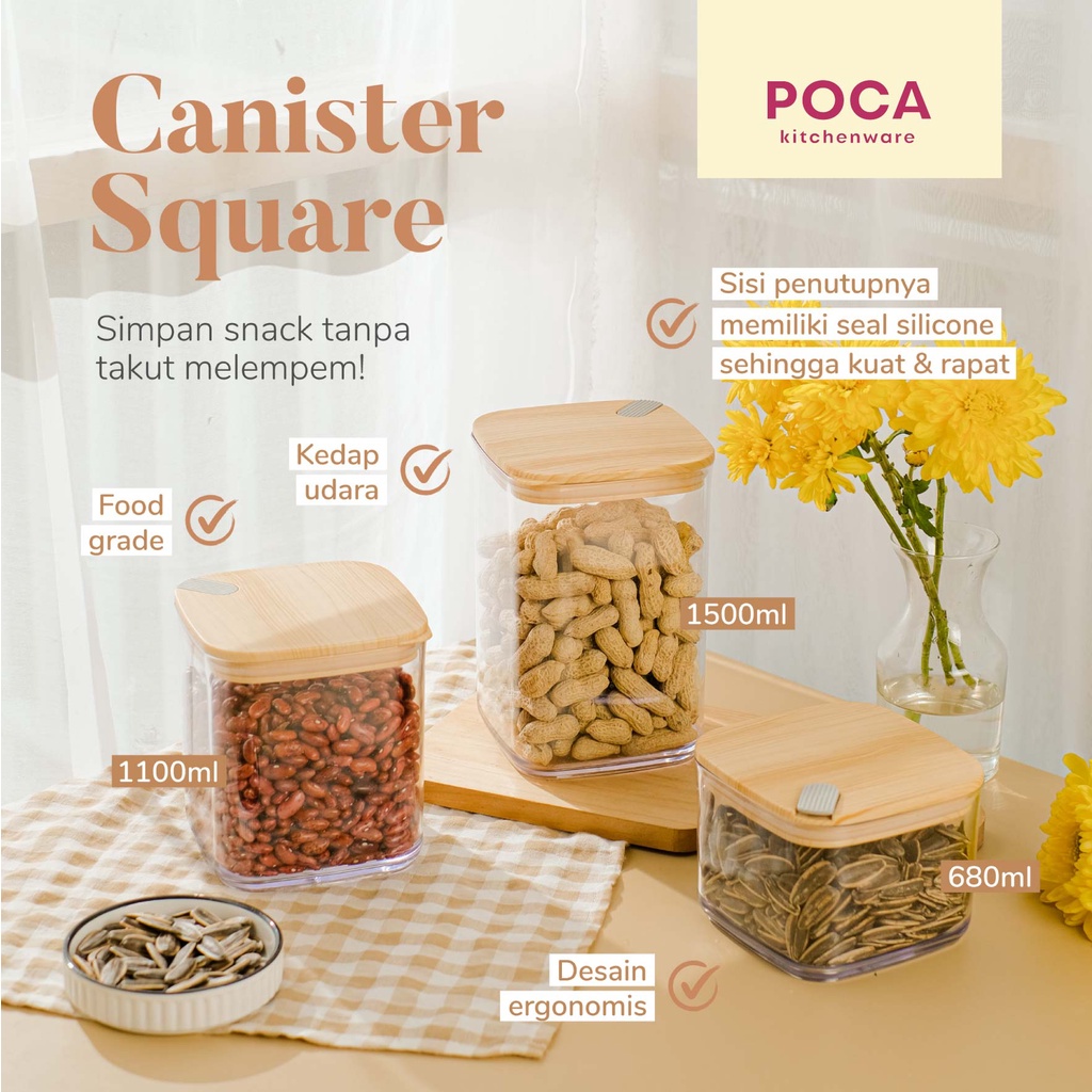 Jual Toples Snack Sereal Plastik Elegan Wadah Penyimpan Makanan Kedap ...