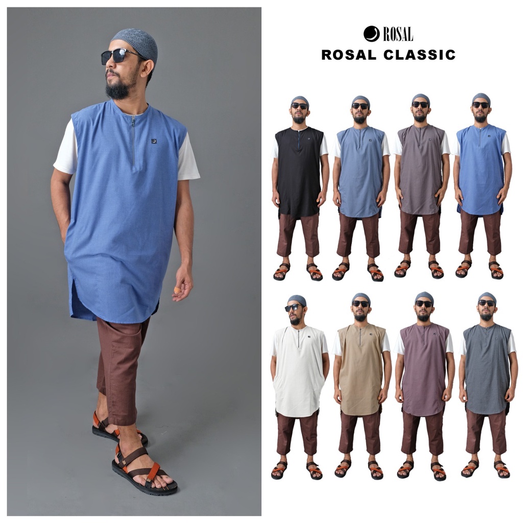 Jual Rompi Sholat Classic ROSAL Rompi Shalat Pria Dewasa | Shopee Indonesia