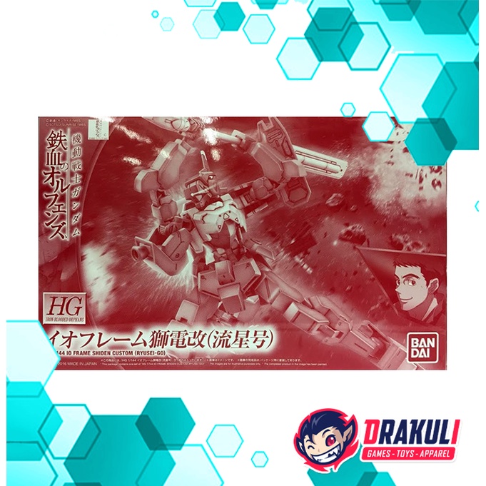 Jual BANDAI Plamo HG Gundam Iron-Blooded Orphans Frame Shiden Custom ...