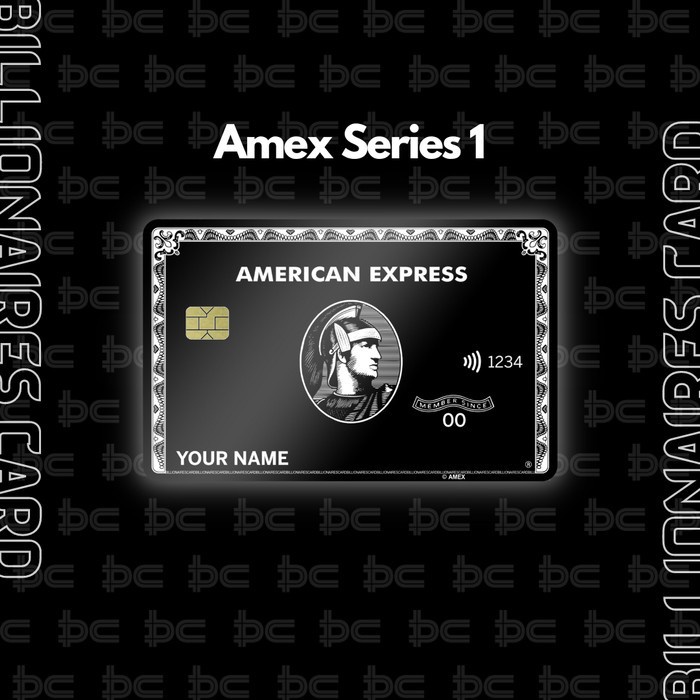 Jual Custom Metal ATM Debit Credit Card (Bukan Skin Card) - Amex Series ...