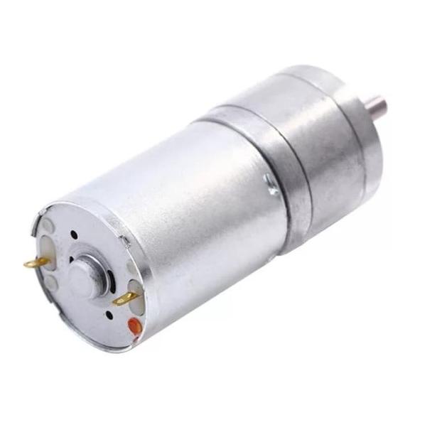 Jual Motor DC Gearbox 12V 130Rpm Gear Box High Torque 20Kgcm Shaft 4mm ...