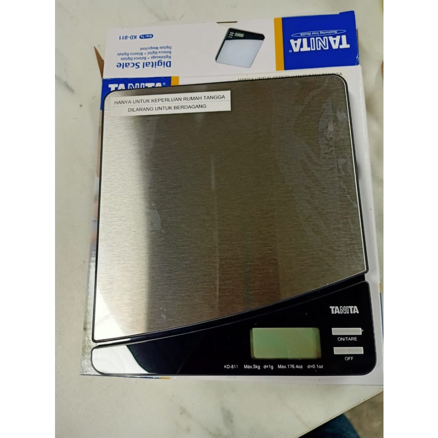 Jual TANITA TIMBANGAN Dapur Kue DIGITAL 5KG 1g KD811 Kitchen Scale 5 kilogram 1 gram | Shopee ...