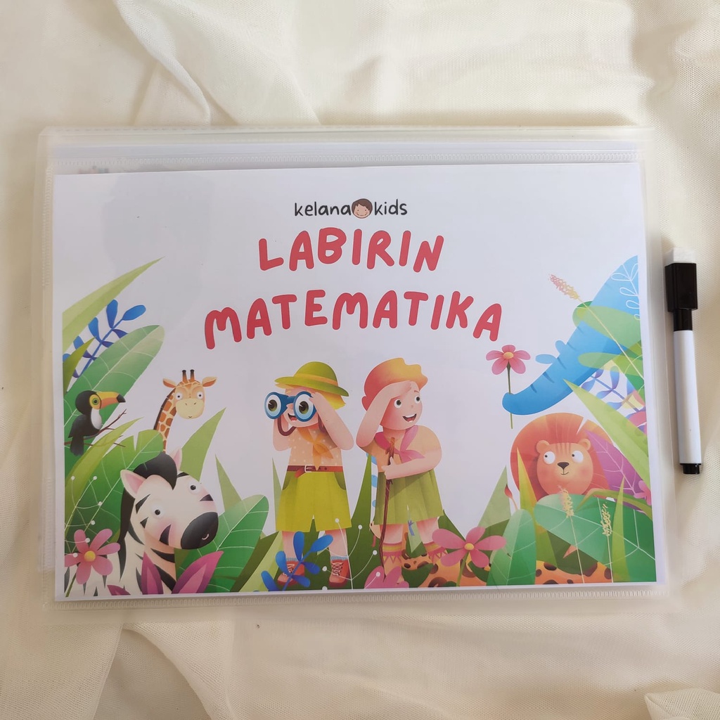 Jual Buku Fisik Game Labirin Matematika 25 Lembar Aktivitas Belajar ...