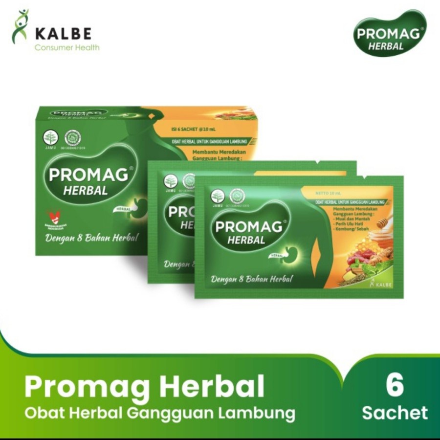 Jual Promag Herbal Gazero 1 box isi 6 Sachet | Shopee Indonesia