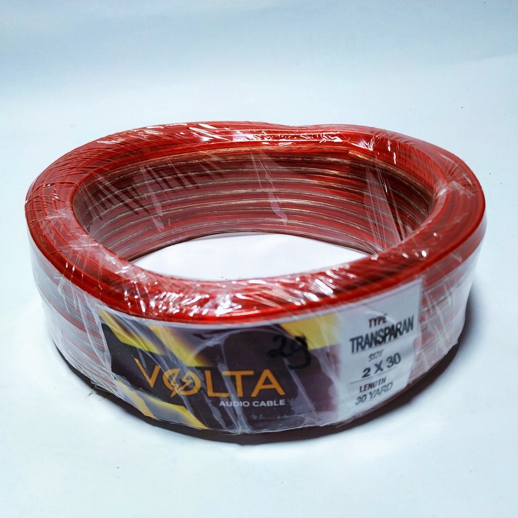 Jual Kabel listrik transparan/kabel audio/super promo 2x30 30Yard ...