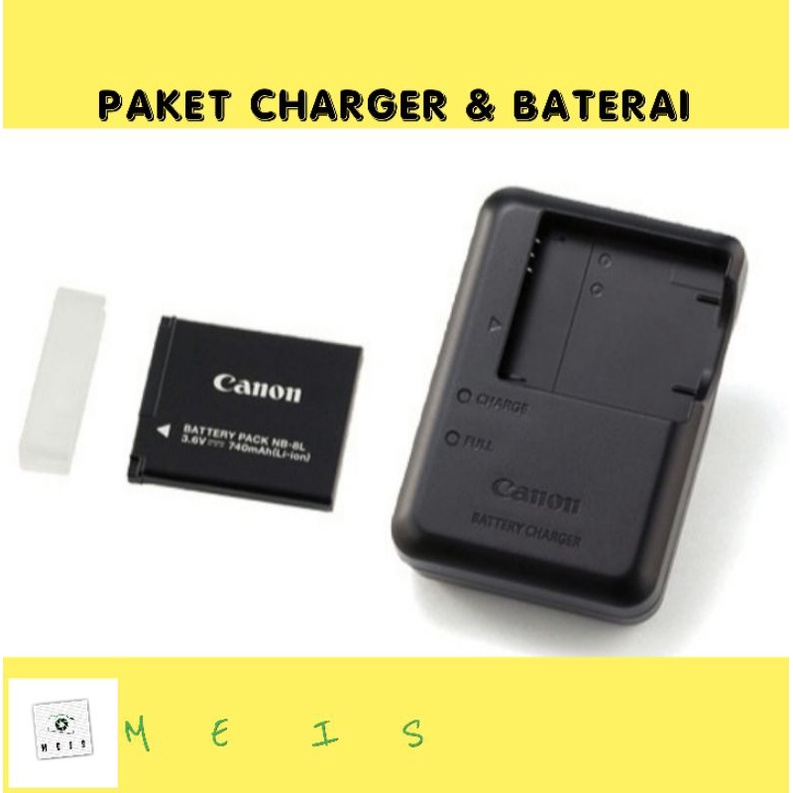 Jual Paket Charger & Baterai Canon PowerShot A3100 A3200 A3300 IS ...