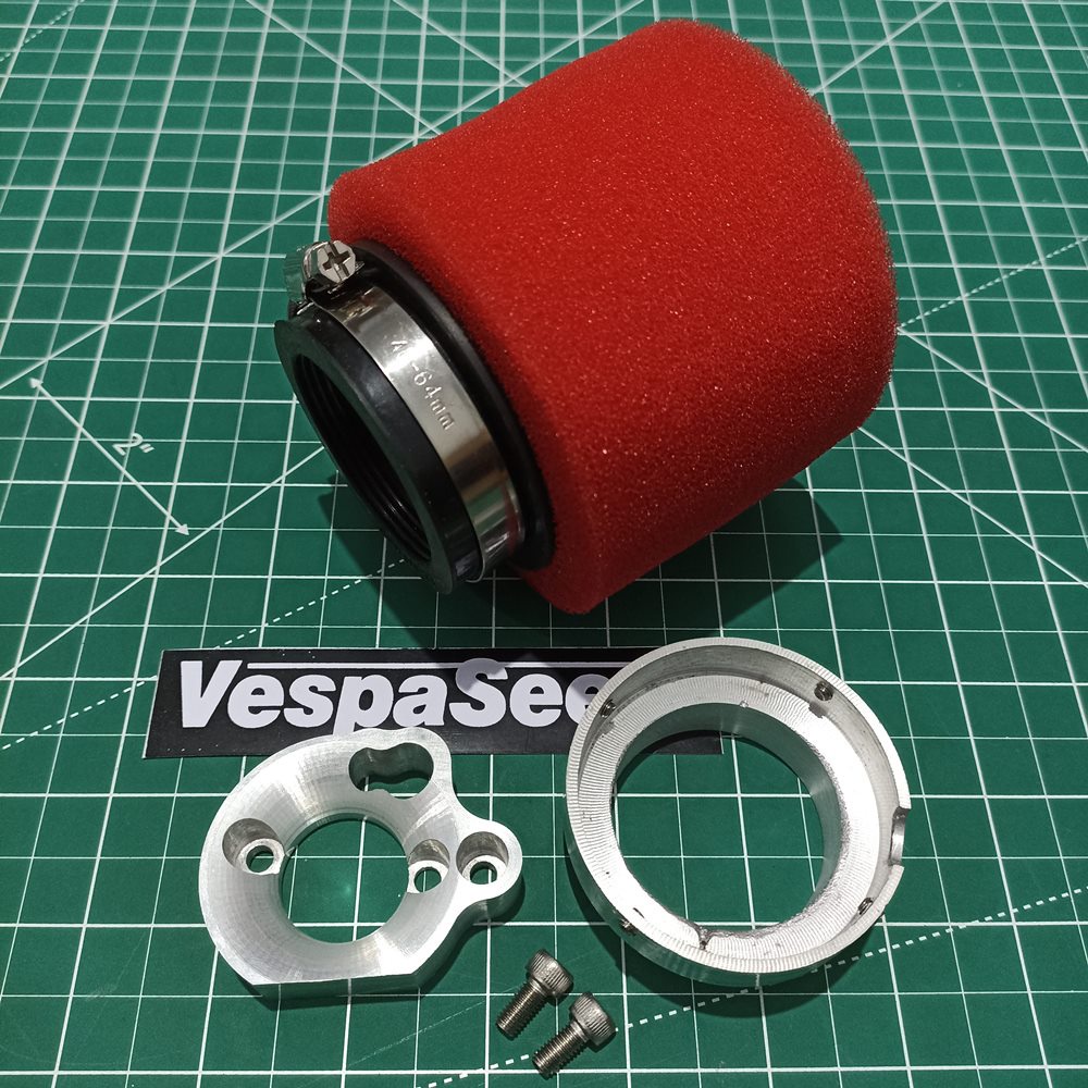 Jual Air Intake Venturi Filter Udara Velocity Karburator Vespa PX Excel ...