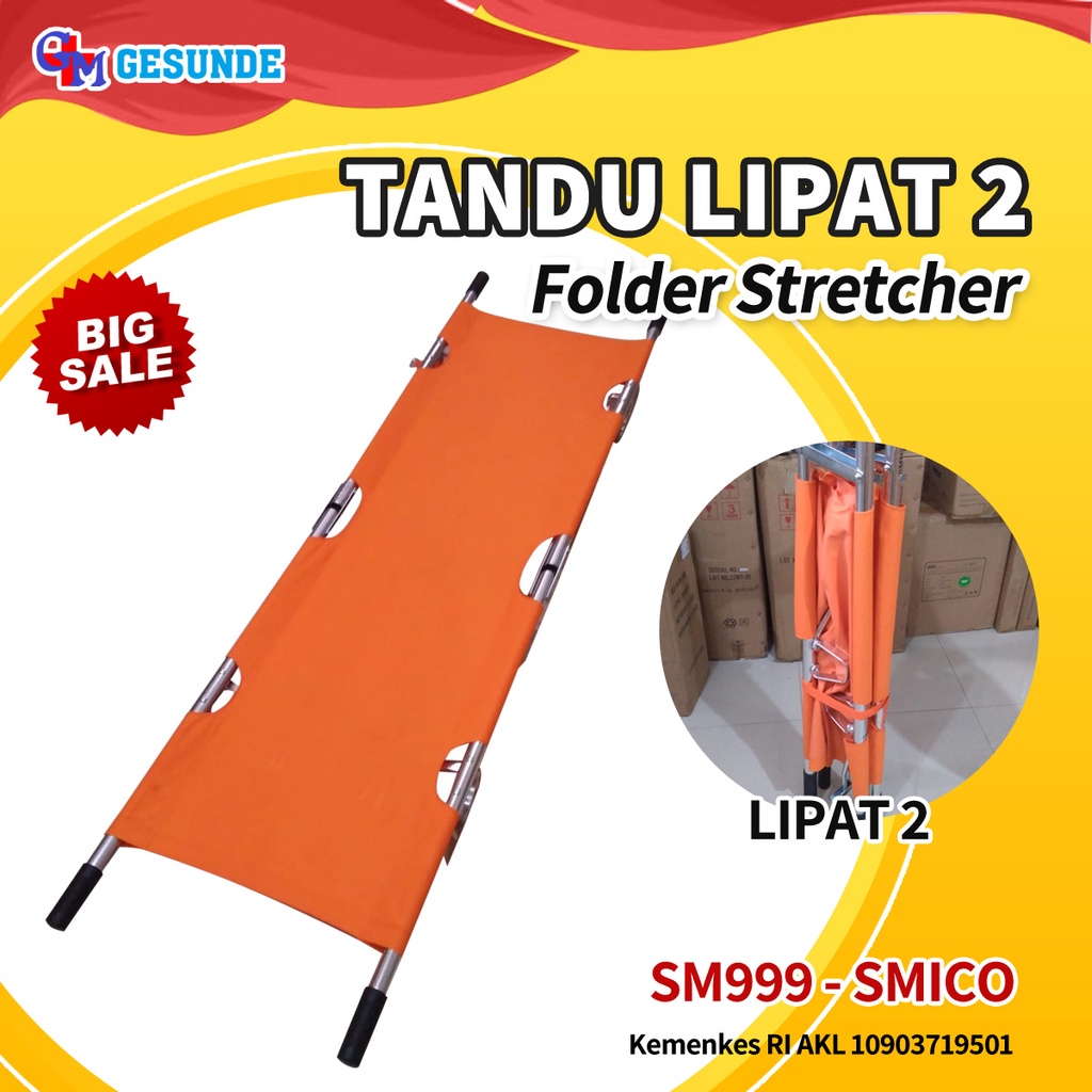 Jual Tandu Lipat Dua SMIC SM999D/Tandu Darurat PMI PMR PRAMUKA/Tandu ...