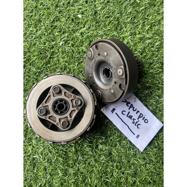 Jual mangkok ganda lonceng ganda+ set kampas honda grend supra x prima ori | Shopee Indonesia