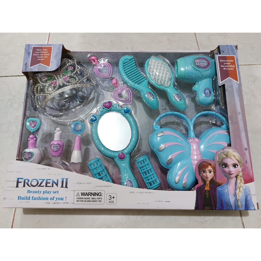 Jual Frozen Beauty Play Set Mainan Make Up Set | Shopee Indonesia