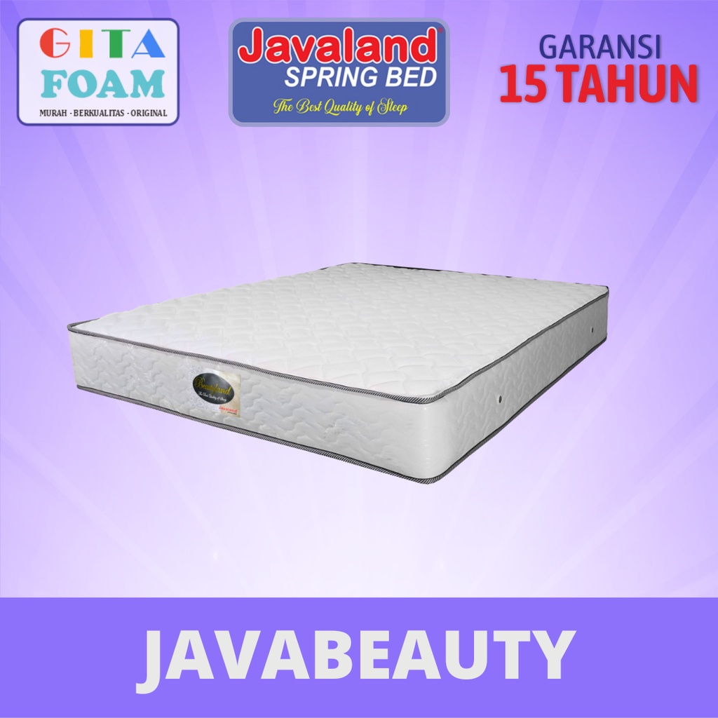Jual Matras Springbed Warna Putih JAVALAND SERI JAVABEAUTY GARANSI 15 tahun | Shopee Indonesia