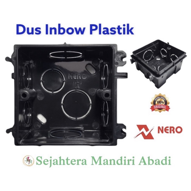 Jual Inbow Dus Inbow Nero Plastik Doos Hitam Kotak Tanam Flush Box 86 ...
