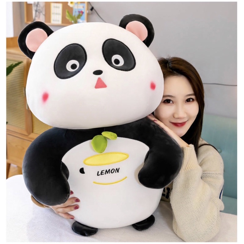 Jual boneka panda lemon soft import | Shopee Indonesia