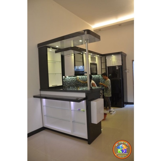 Jual Meja Bar Minimalis Di Buat Permanen Harga Per Unit P 150/120 cm ...