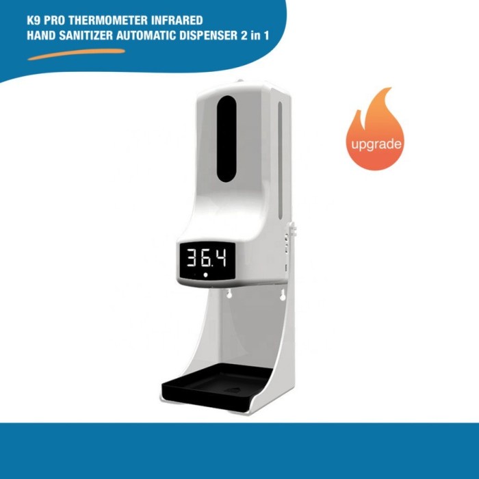 Jual K9 Pro Thermometer Infrared Hand Sanitizer Dispenser Otomatis 2 In ...