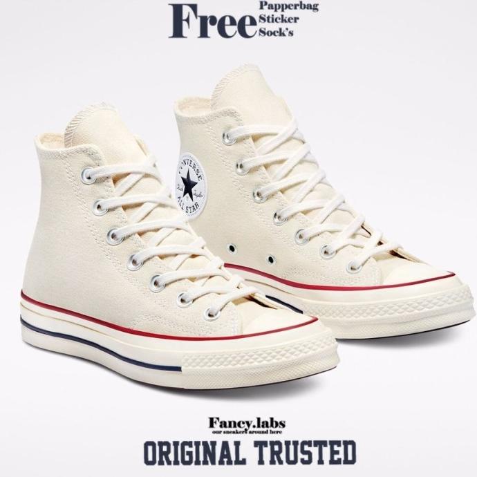 Jual Converse CT 70S HI Parchment 100% Original ( Free PAPERBAG ...