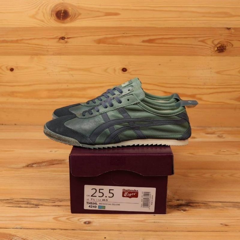 Jual Onitsuka Tiger Mexico 66 Deluxe Blue Vintage | Shopee Indonesia