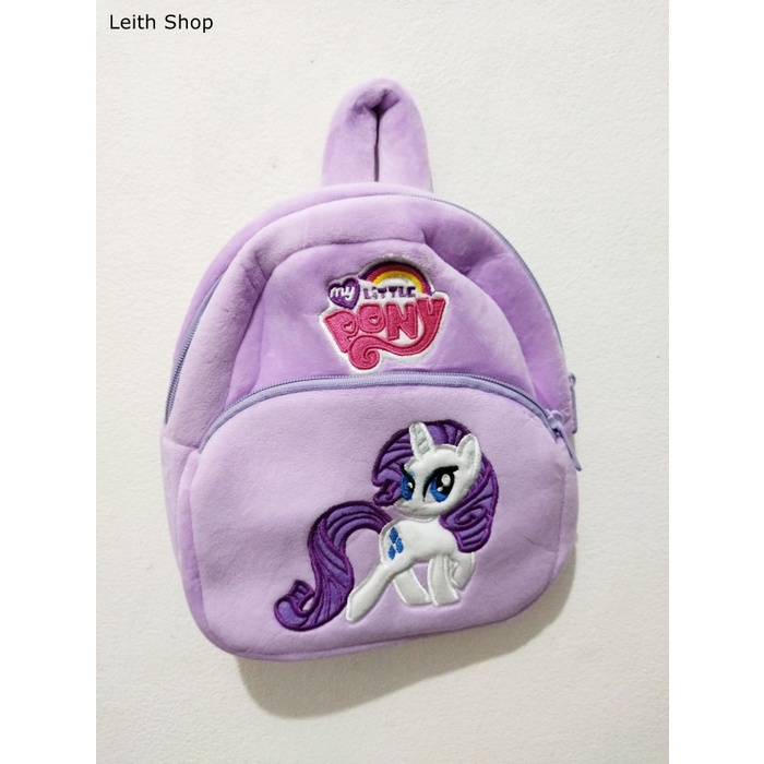Jual Tas Punggung Anak My Little Pony MLP Rarity Backpack Ransel ...
